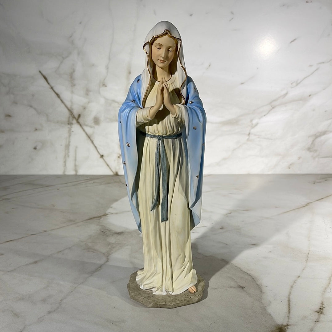 Blessed Virgin Mary In Blue Statue — AllSculptures
