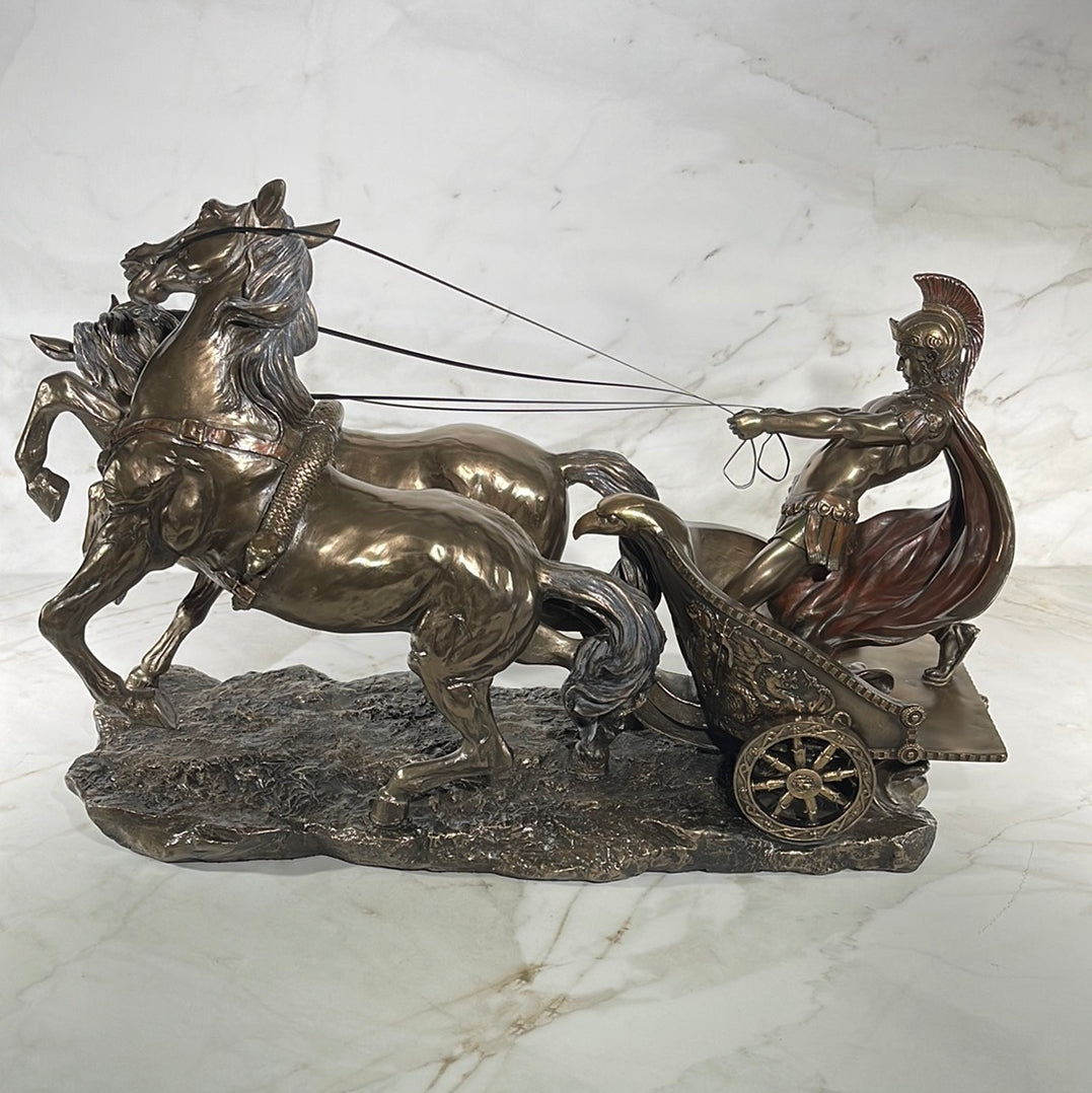Large Roman Chariot Statue — AllSculptures