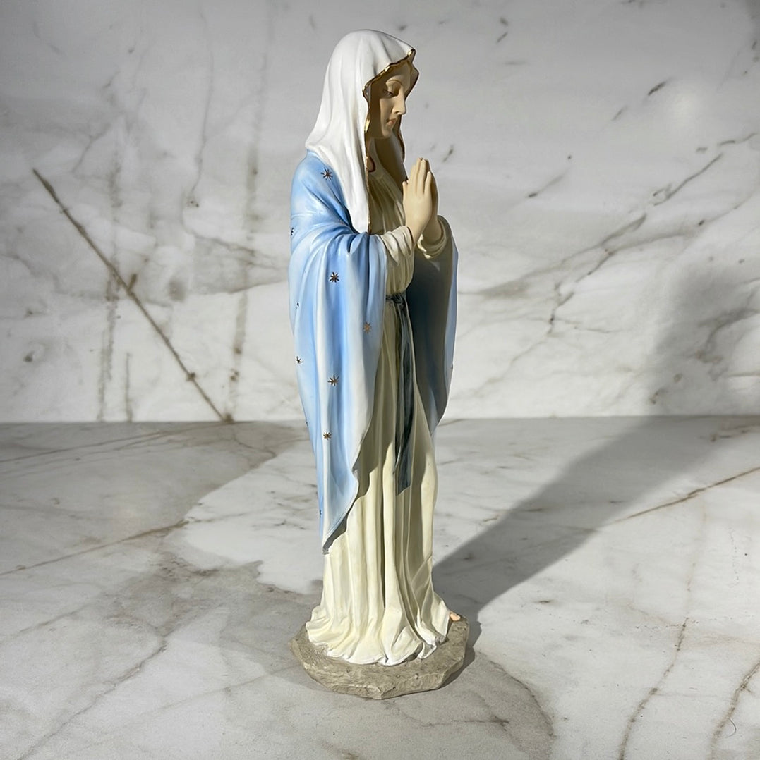 Blessed Virgin Mary In Blue Statue — AllSculptures