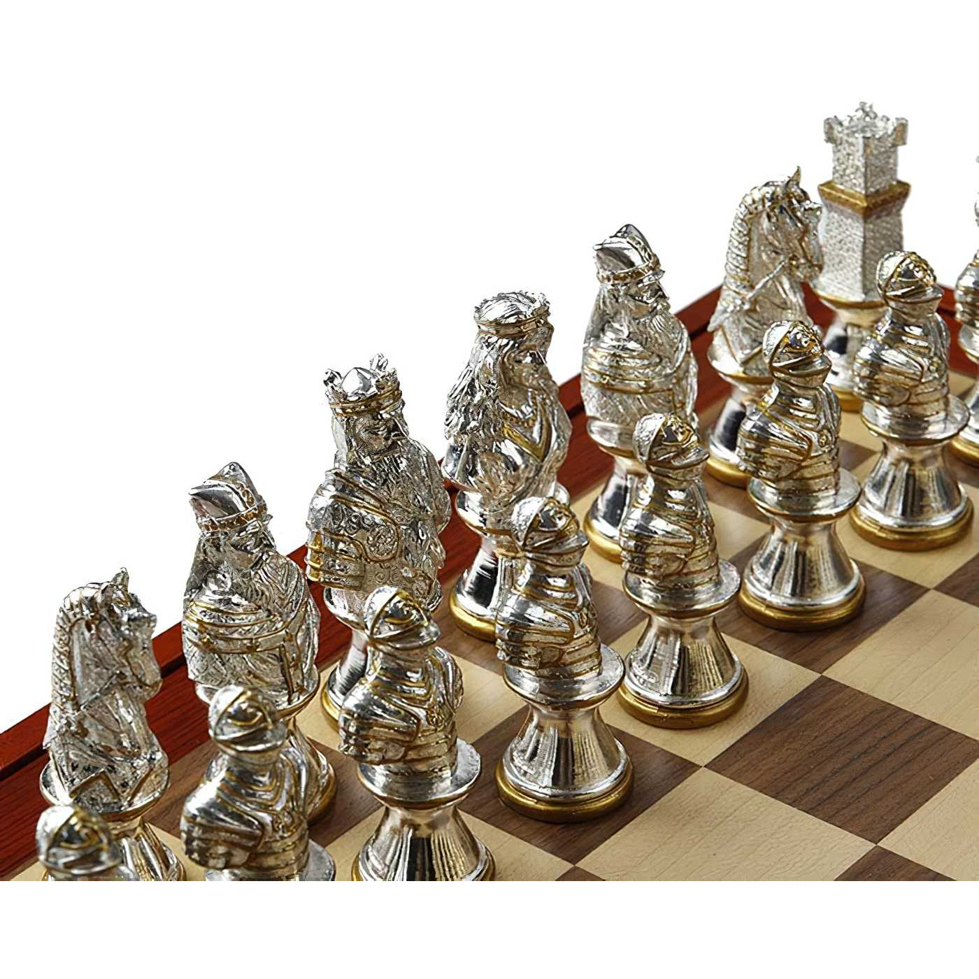 Medieval Knights and Lords Chess Set — AllSculptures