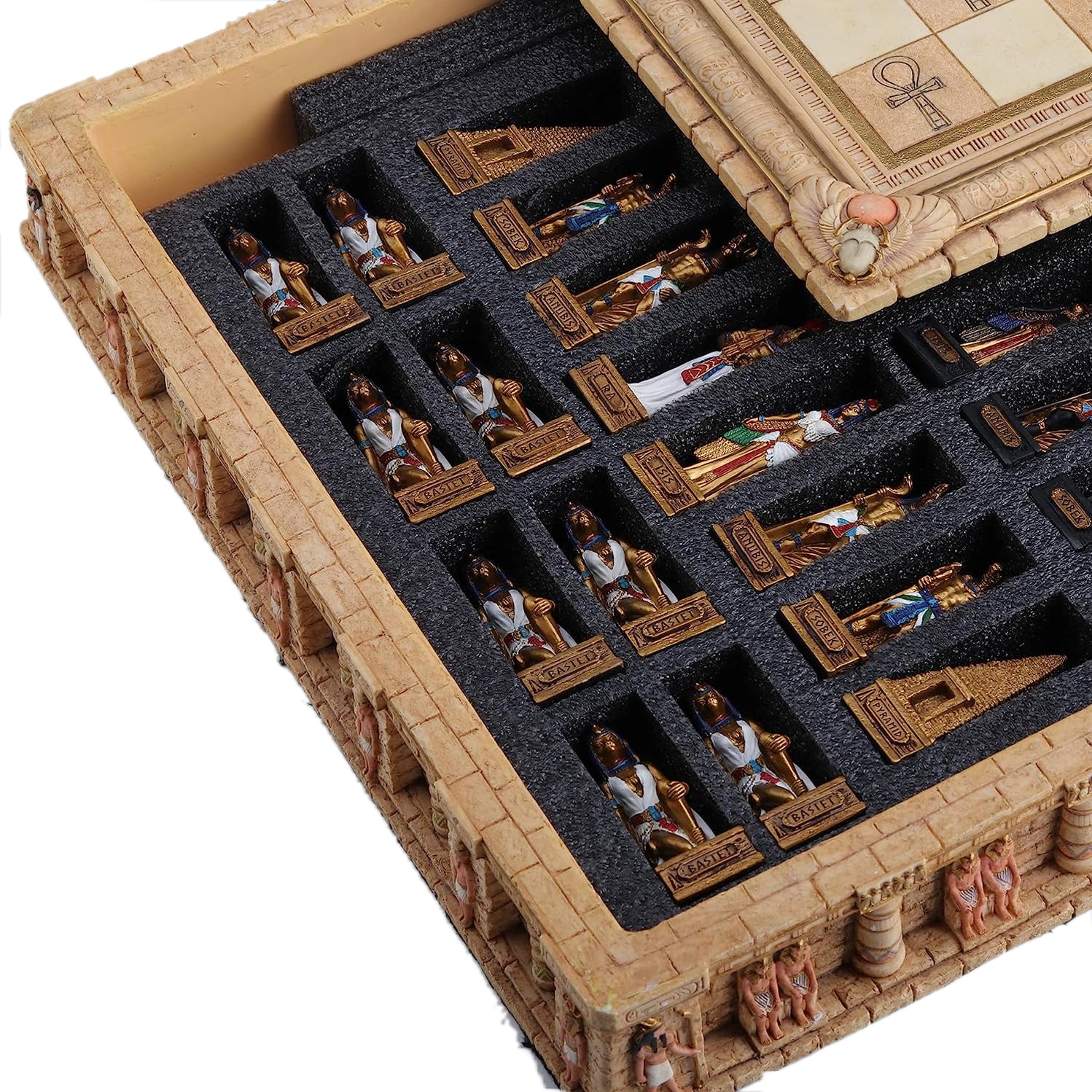 Egyptian Gods Chess Set — AllSculptures