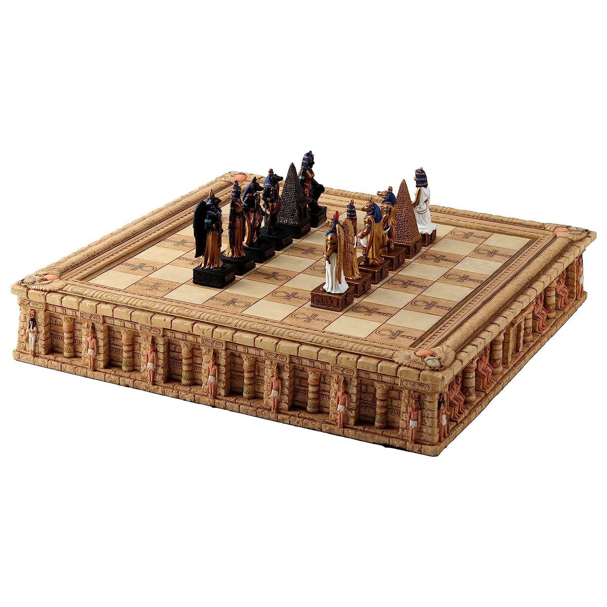 Egyptian Gods Chess Set — AllSculptures