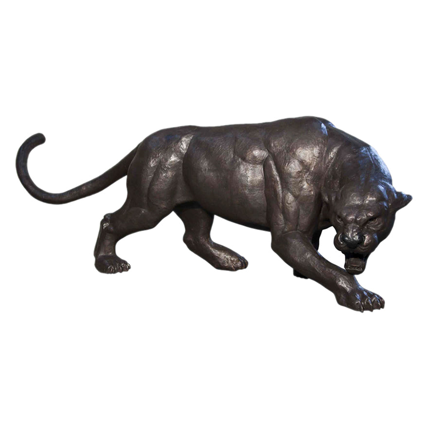 Giant Panther Bronze Sculpture | School Mascot Ideas — AllSculptures