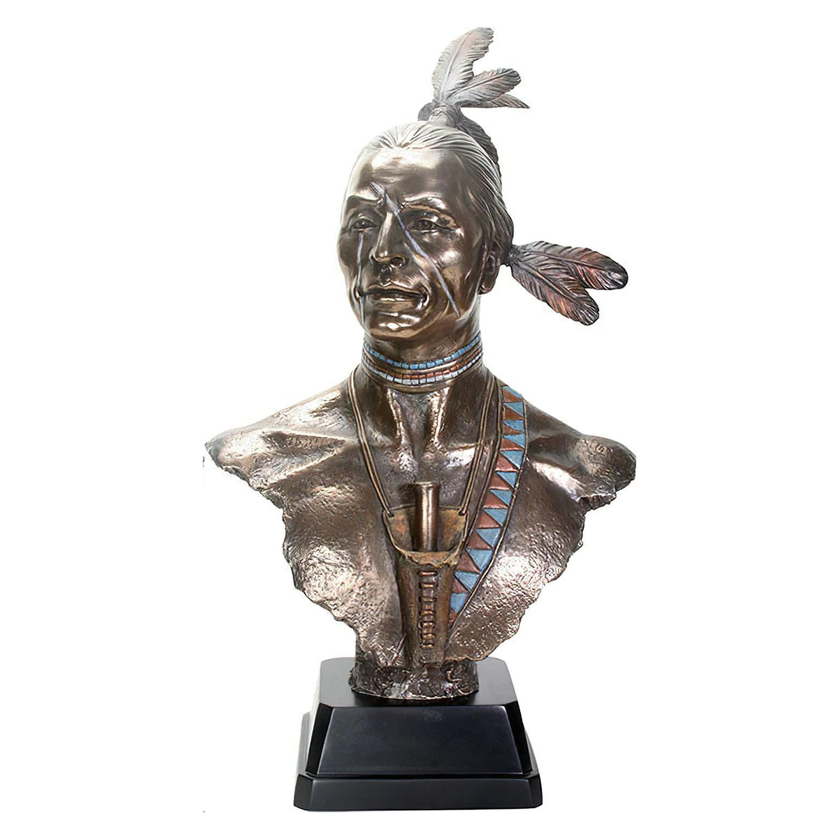 Native American Chief Bust — AllSculptures