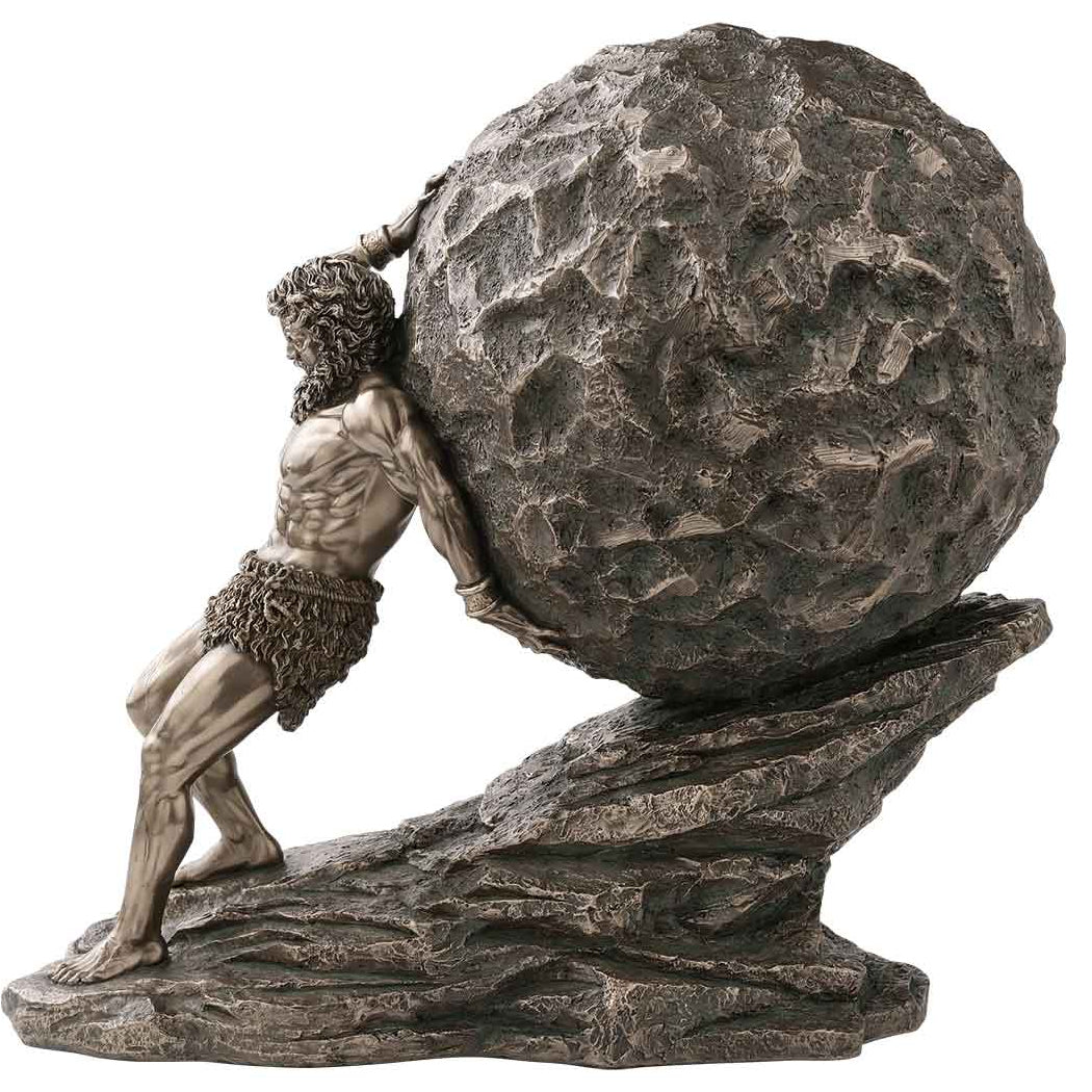 Sisyphus Eternal Ascent Statue — AllSculptures
