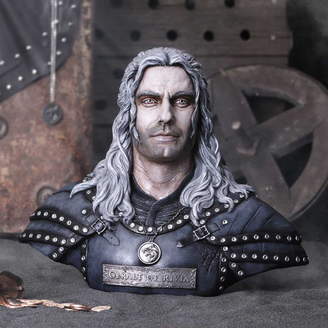 Geralt of Rivia Bust-The Witcher Series — AllSculptures