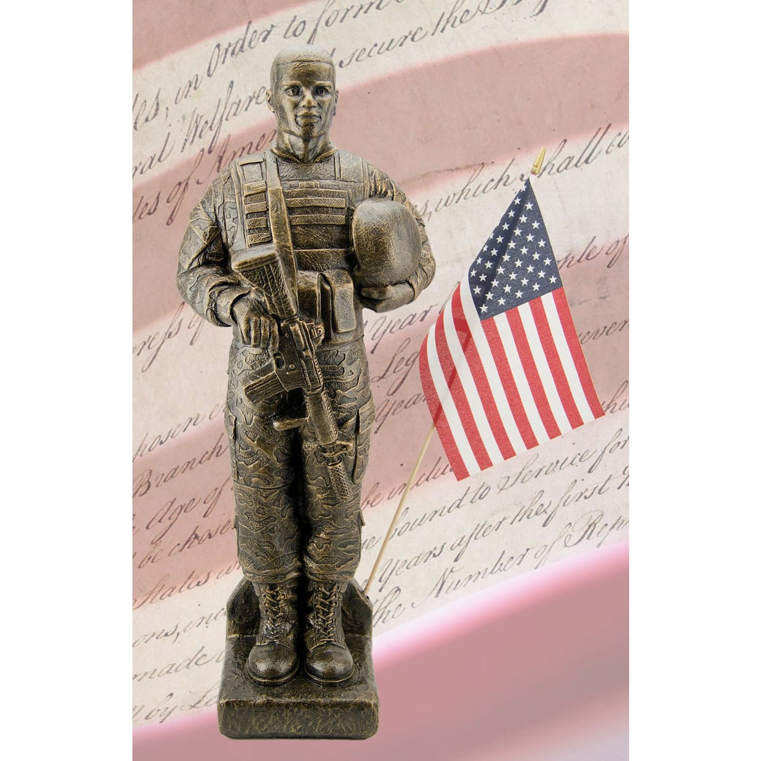 Concrete Military Statues | Outdoor Yard Display — AllSculptures