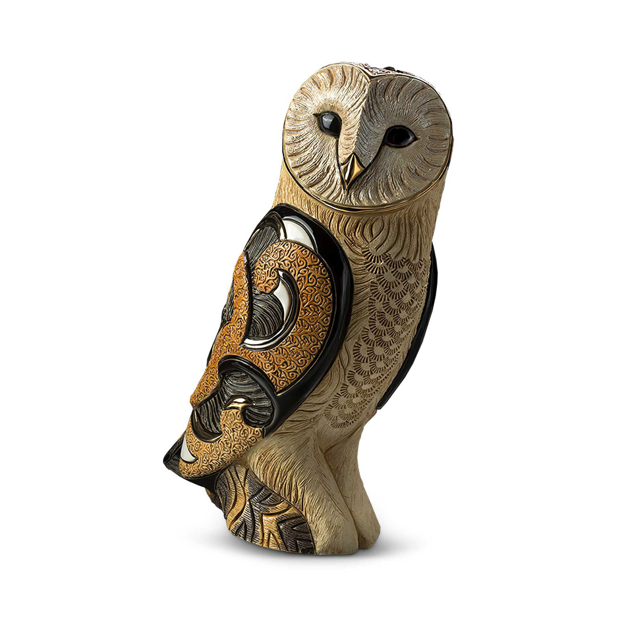Barn Owl Sculpture | De Rosa Collection — AllSculptures