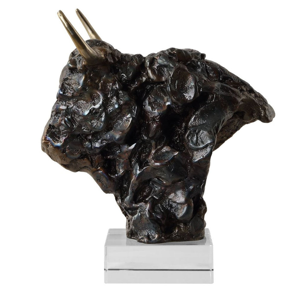 Buffalo Bison Bust | Uttermost — AllSculptures