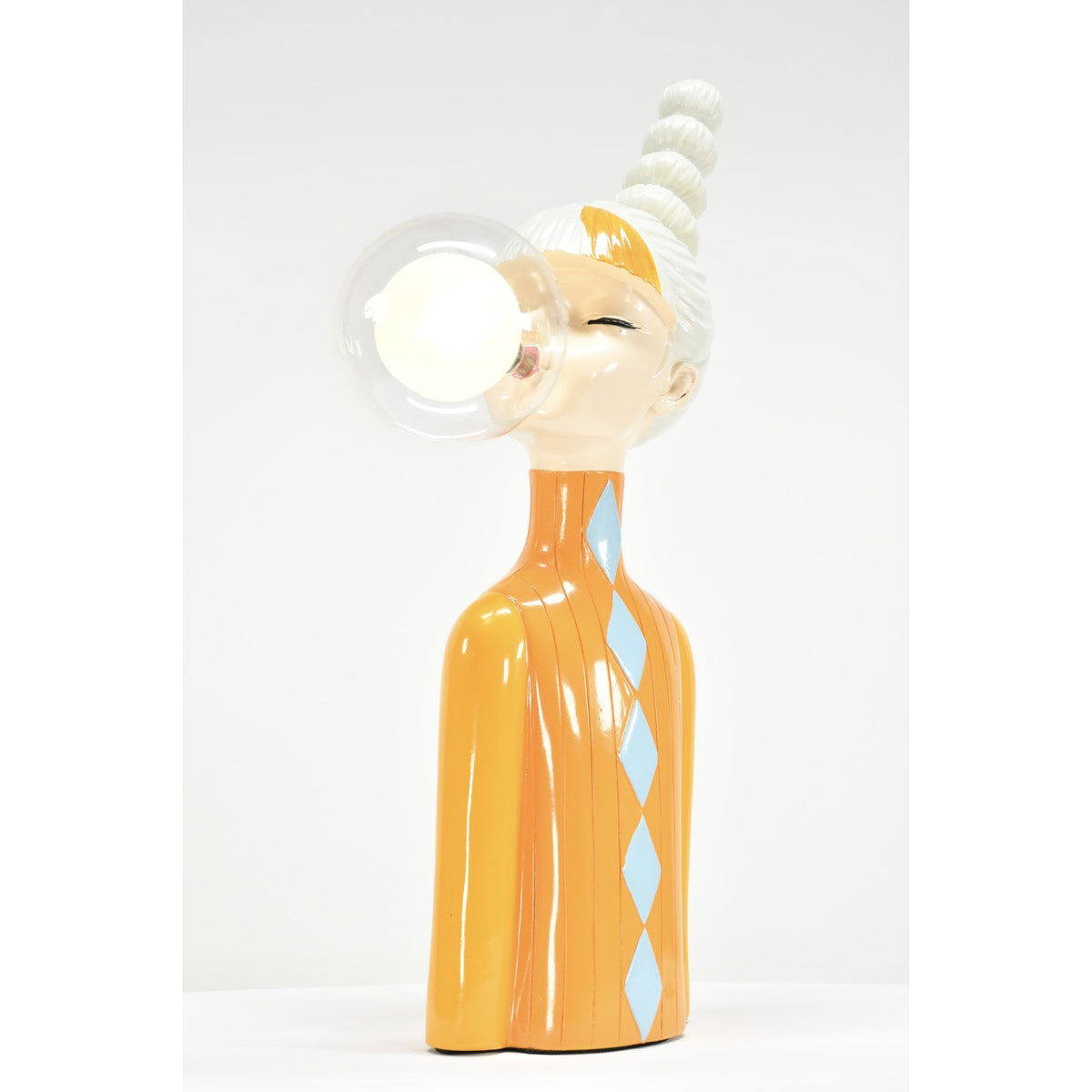 Bubble Girl Statue Lamp — AllSculptures