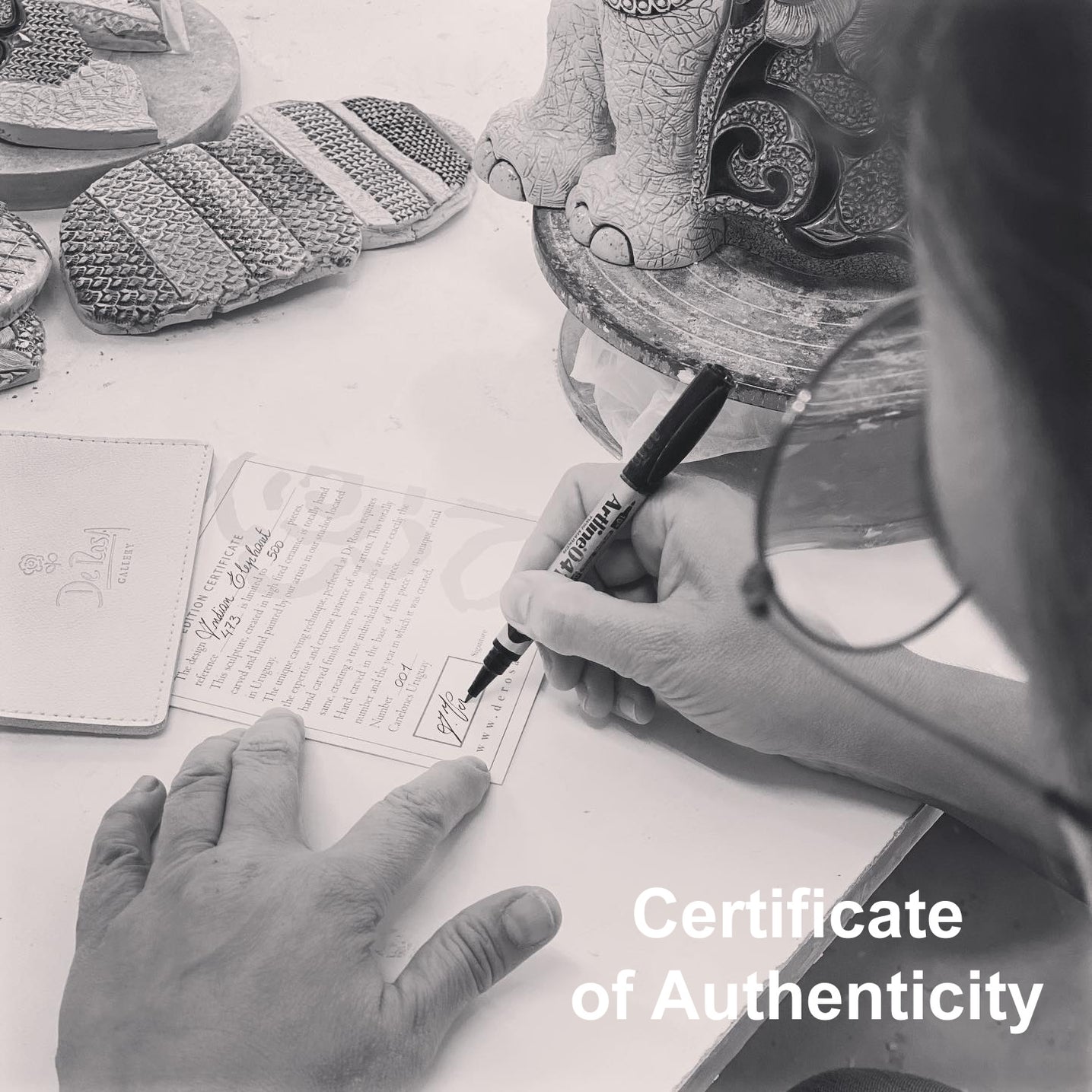 Infinite Chinese Dragon Sculpture | De Rosa Collection — AllSculptures