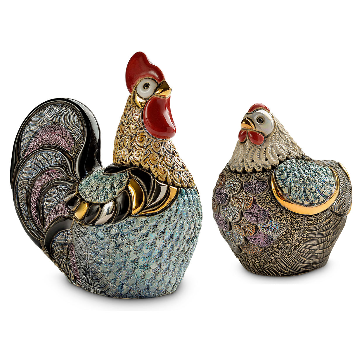Chicken & Rooster Sculptures, Statues, Figurines — AllSculptures