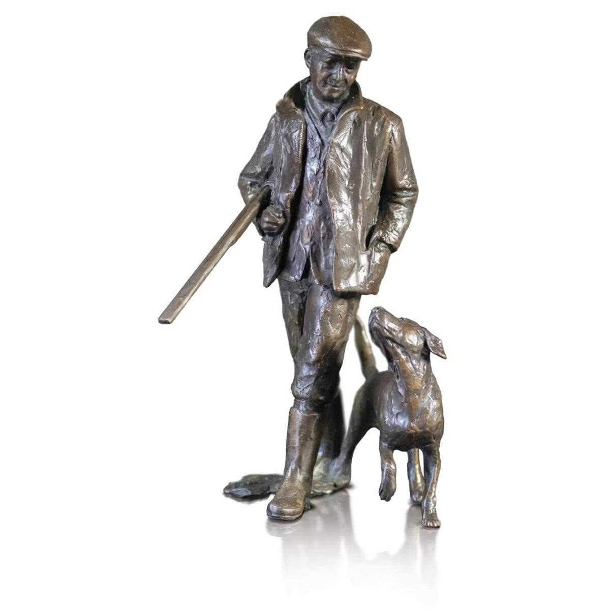 Close Company Bird Hunting Sculpture | Richard Cooper Bronze ...
