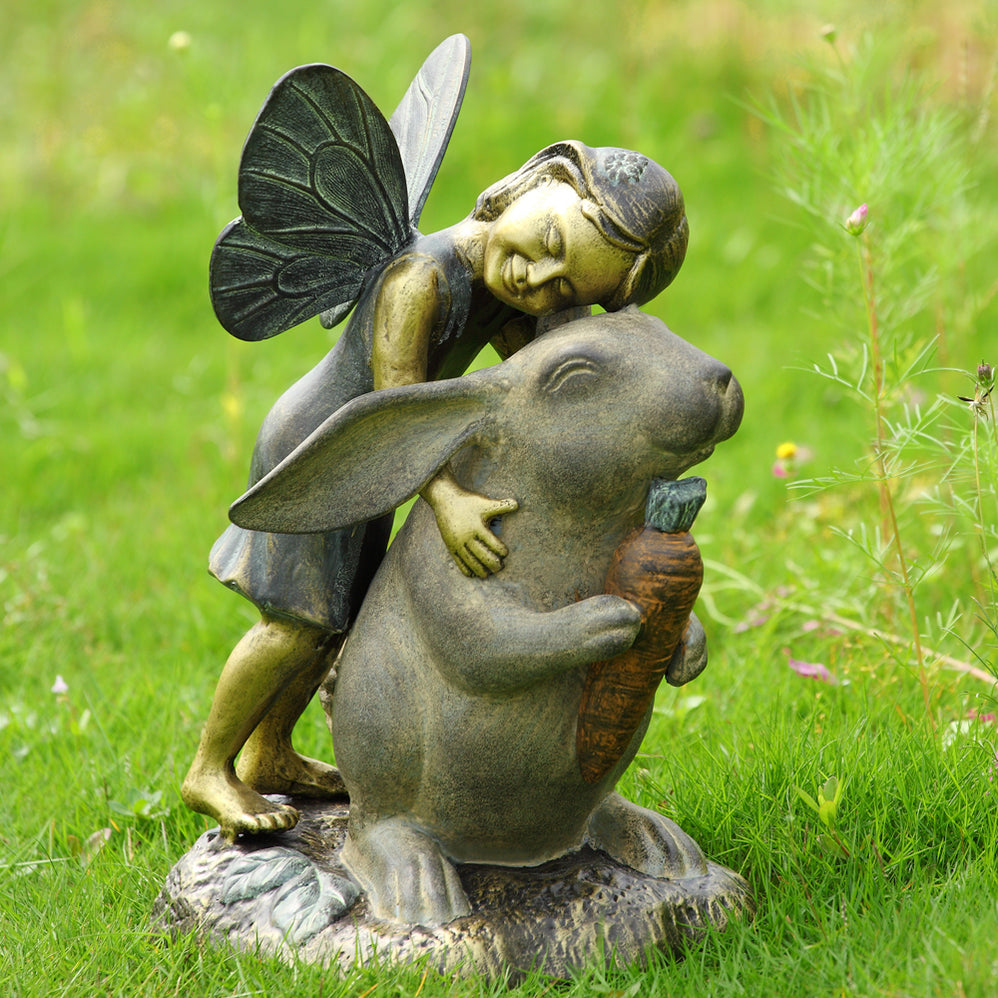 Rabbit Outdoor Garden Sculptures Statues - Add Whimsy to Your Garden ...