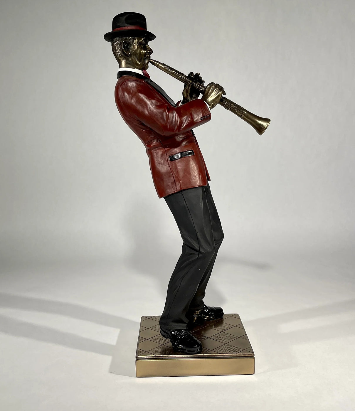 Jazz Band- Clarinet Player Statue — AllSculptures