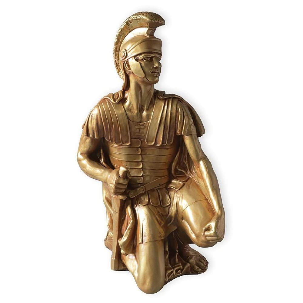 Kneeling Roman Soldier Statue — AllSculptures