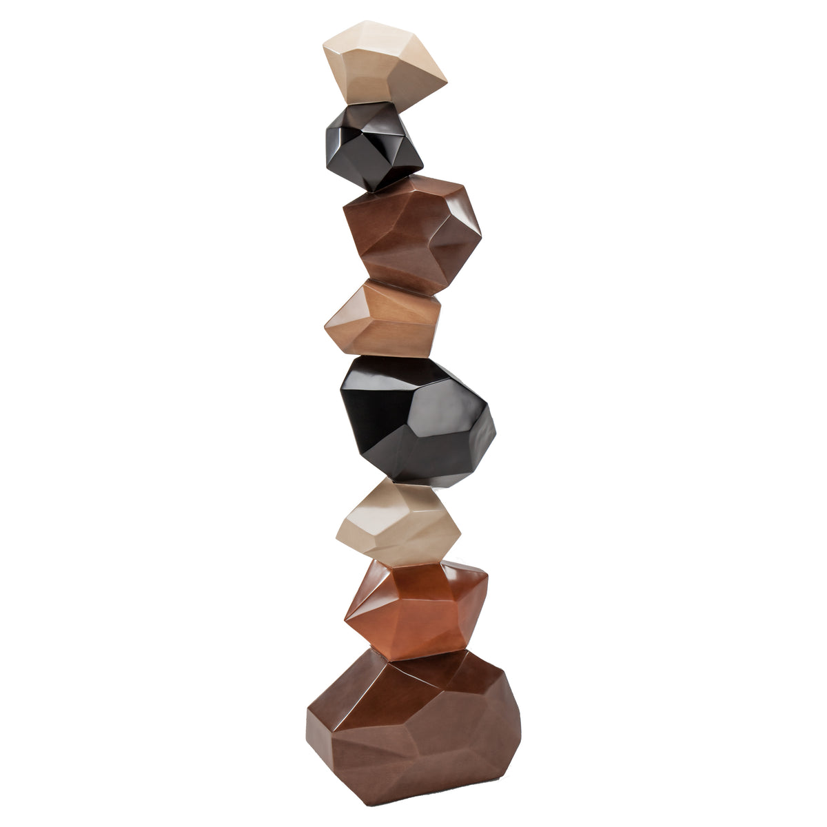 Abstract Composition Modern Floor Sculpture-Multi Color — AllSculptures