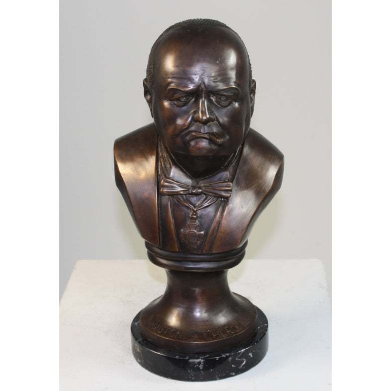 Winston Churchill Bust — AllSculptures