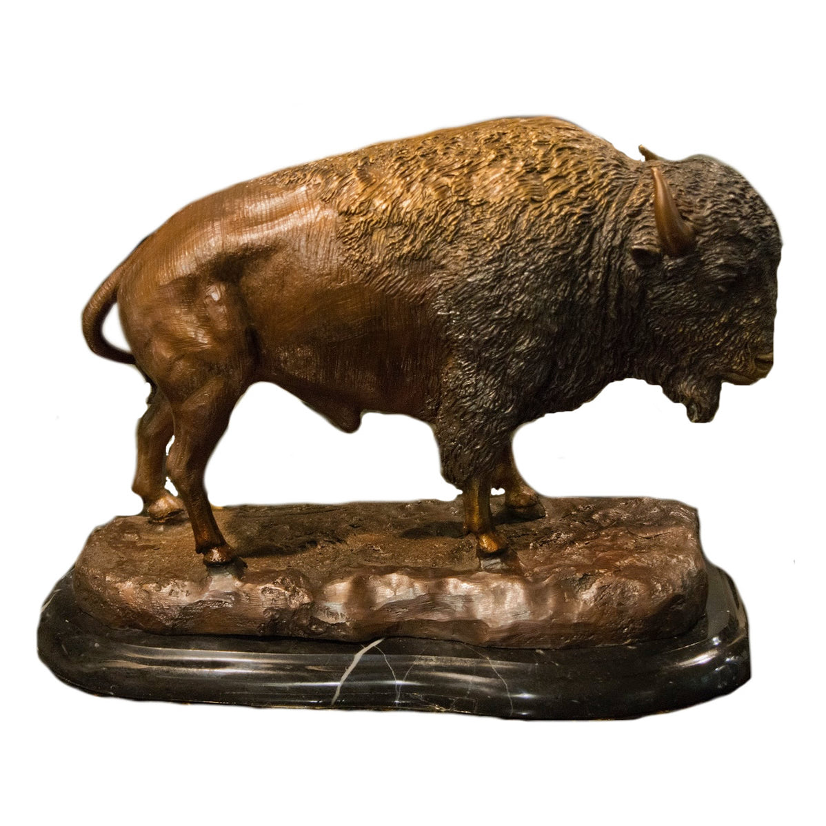 Buffalo Sculptures-Buffalo Statues-AllSculptures.com
