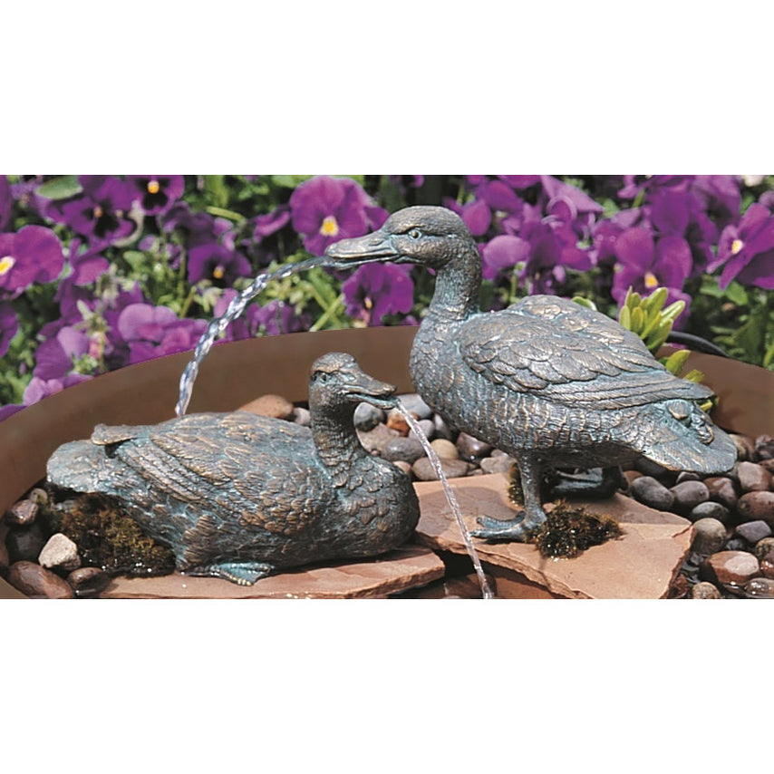 Duck Fountain Spitters-Pair — AllSculptures
