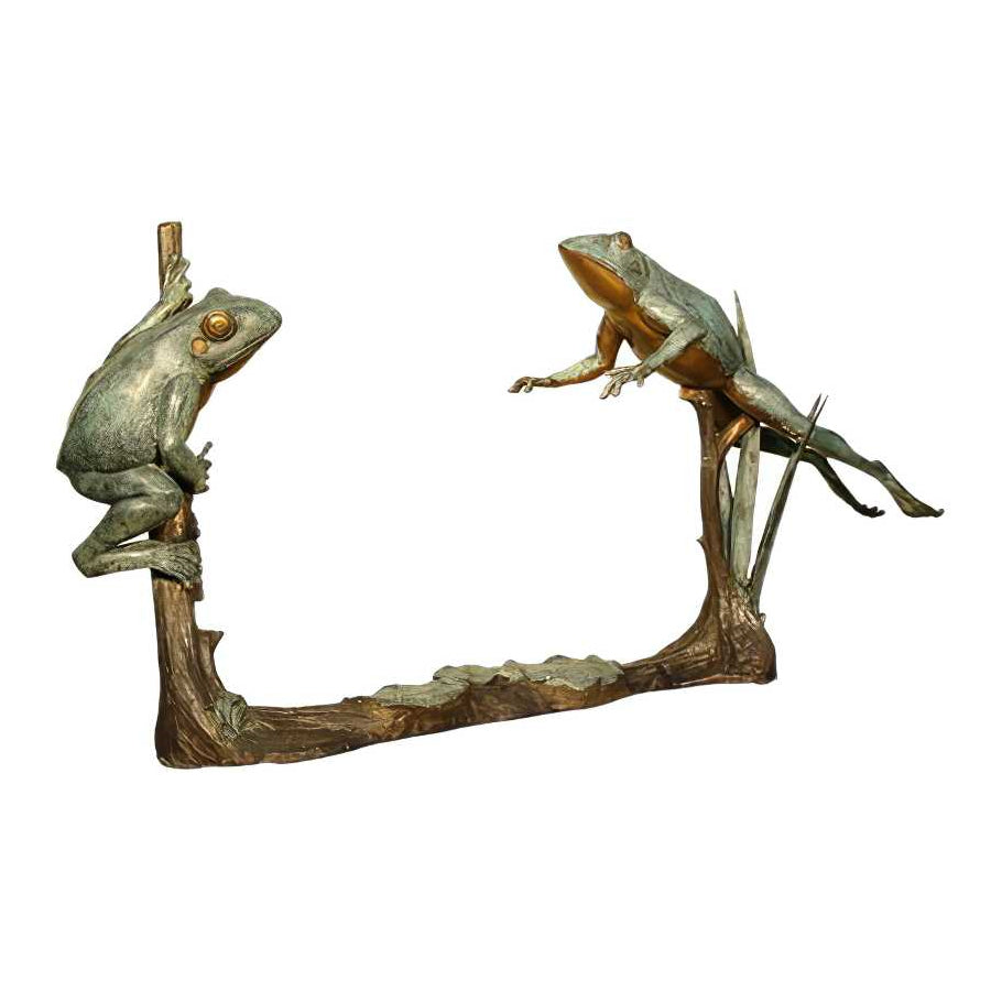 Frog Pals Bronze Sculpture — AllSculptures