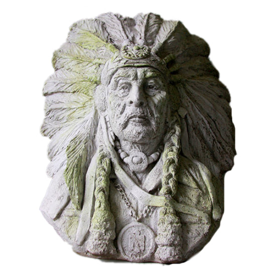 Great Indian Chief Bust — AllSculptures