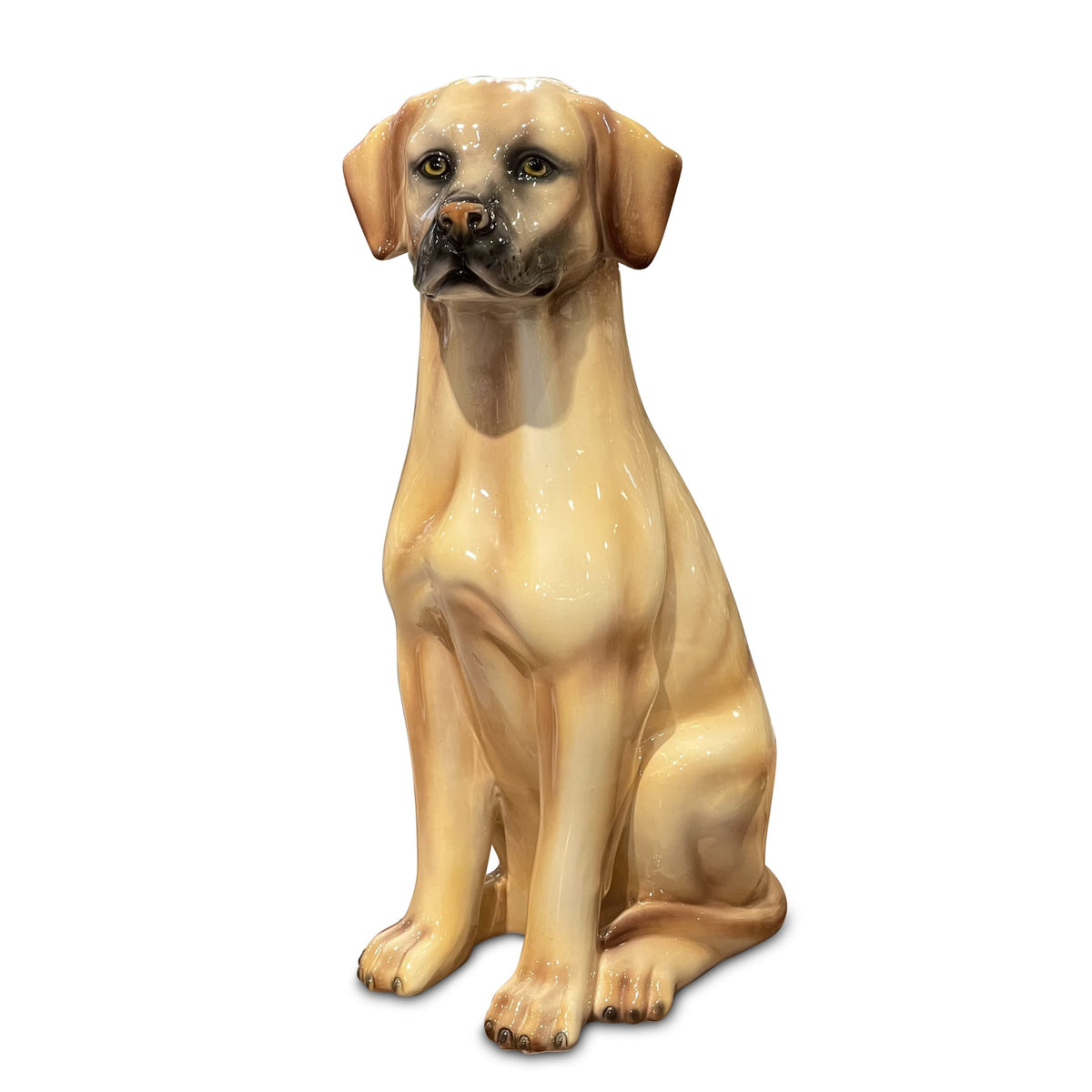 Labrador Retriever Sculpture-Italian Ceramic — AllSculptures