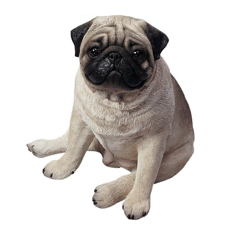 Life Size Pug Dog Statue by Sandicast — AllSculptures
