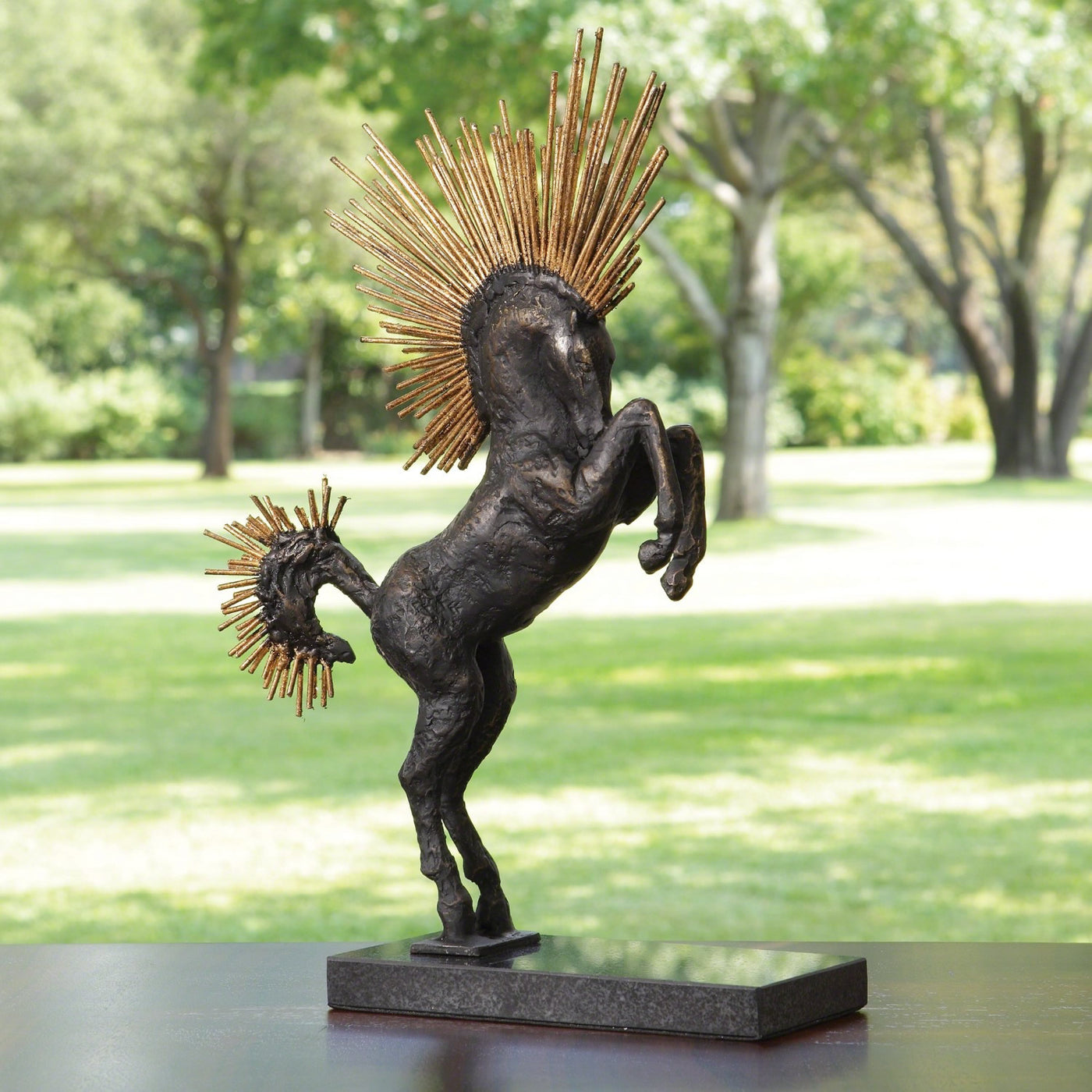 Mohawk Stallion Sculpture — AllSculptures