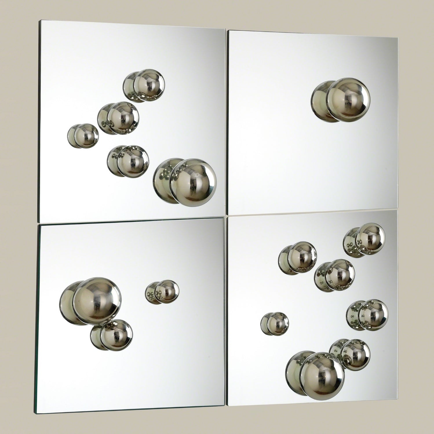 Sphere Wall Mirror Set of 4 — AllSculptures