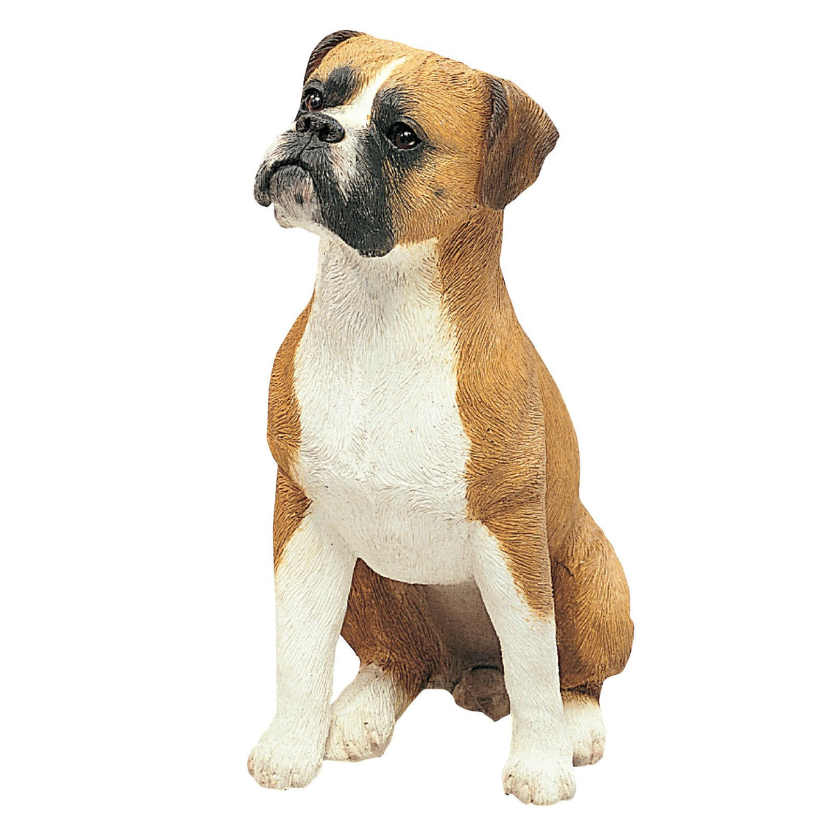 Boxer Dog Statue- UC/Sitting by Sandicast — AllSculptures