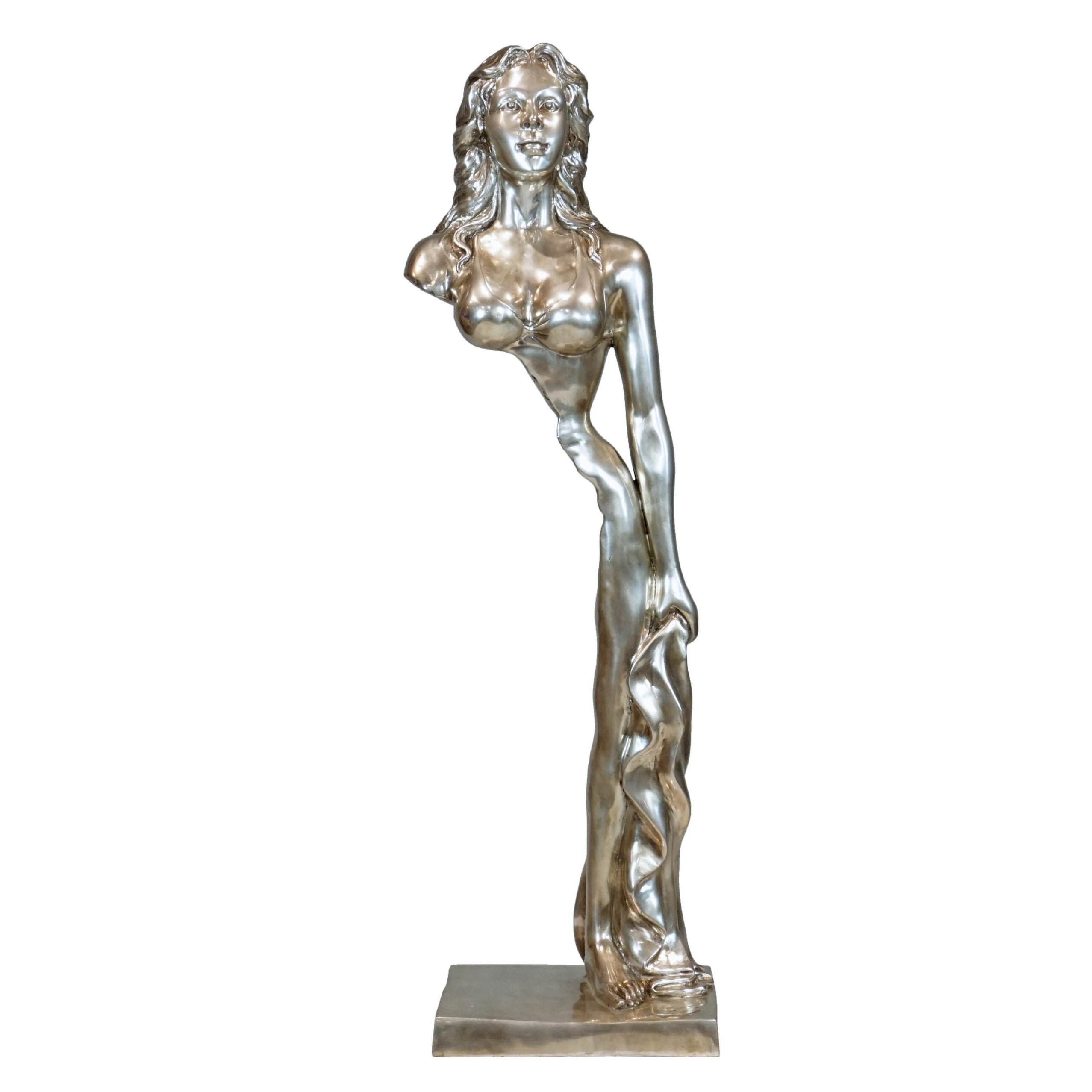 Structure of Female Silver Sculpture — AllSculptures