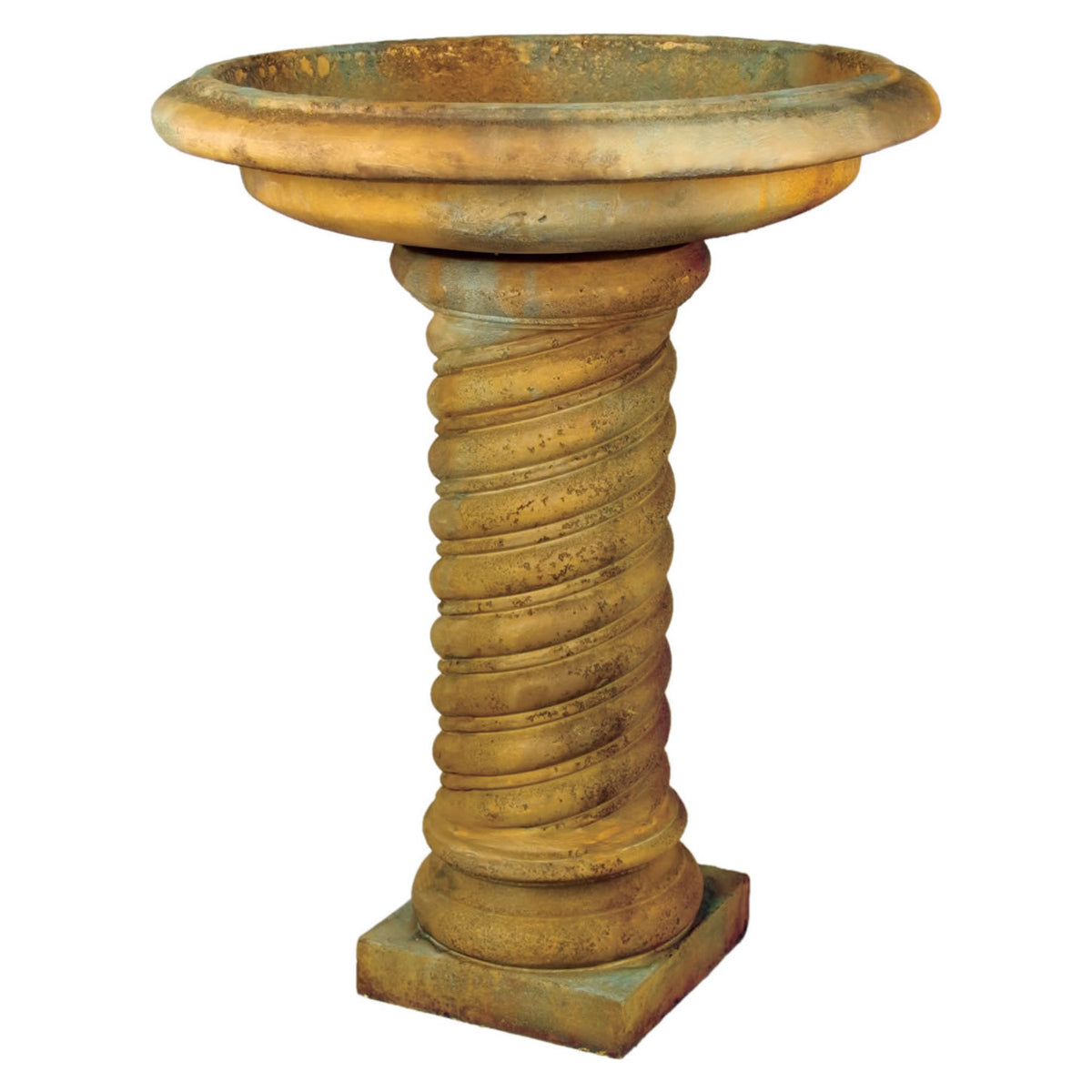 Twisted Bird Bath — AllSculptures