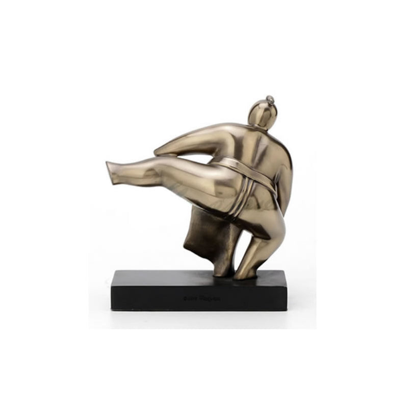 Abstract Sumo Stomp Wrestler Statue — AllSculptures