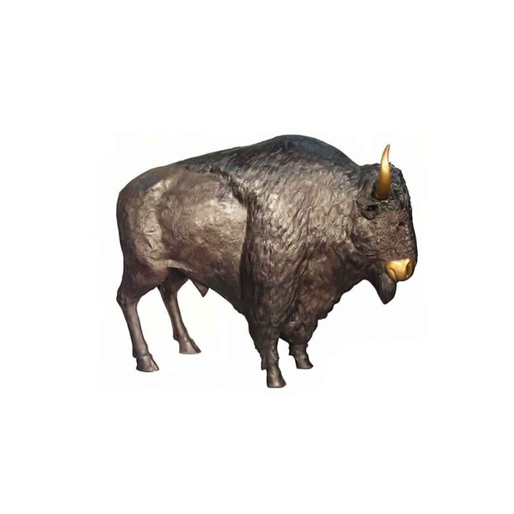 Buffalo Sculptures-Buffalo Statues-AllSculptures.com