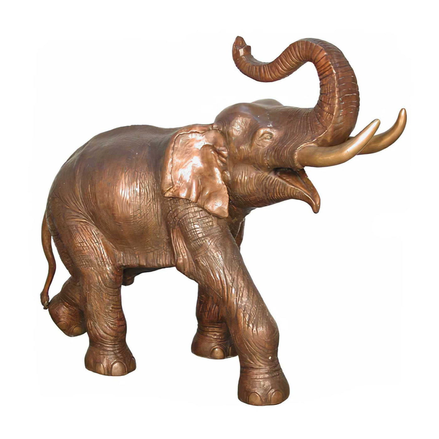 African Elephant Bronze Sculpture — AllSculptures