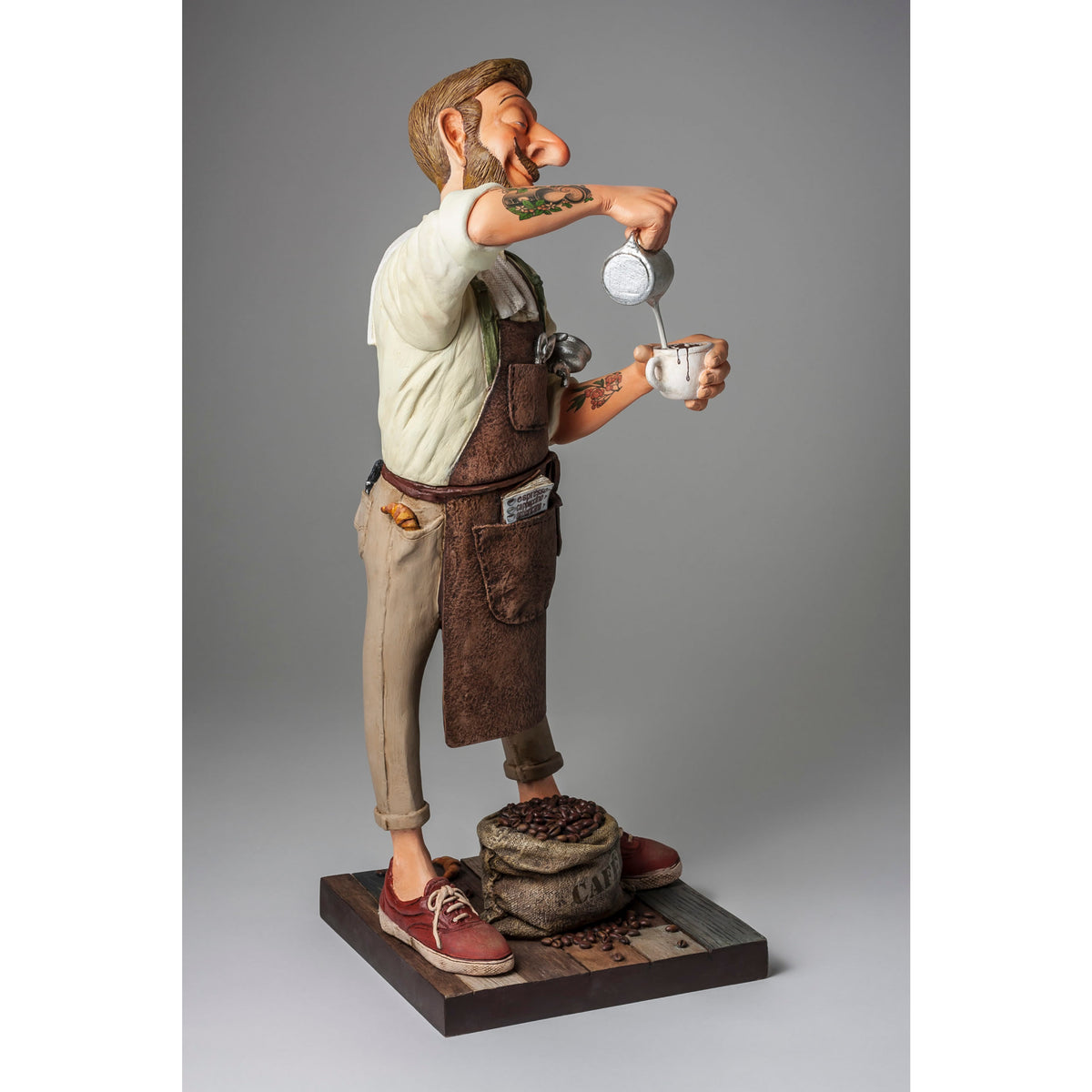 The Coffee Barista Art Sculpture by Forchino — AllSculptures