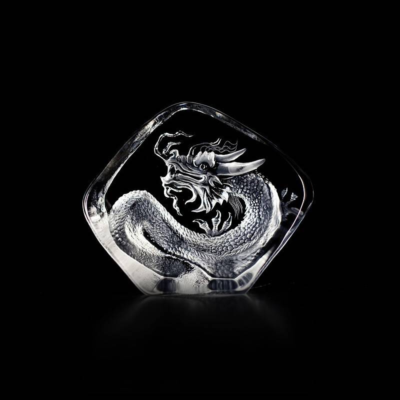 Crystal Dragon Statue by Mats Jonasson — AllSculptures