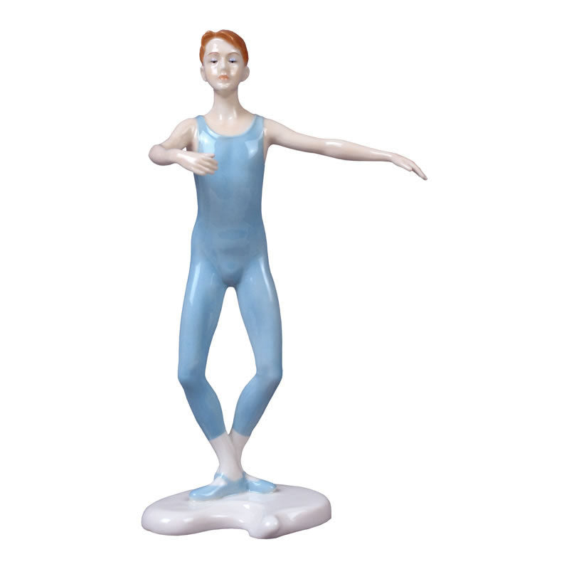 Demi-Plie Male Ballet Dancer Statue — AllSculptures