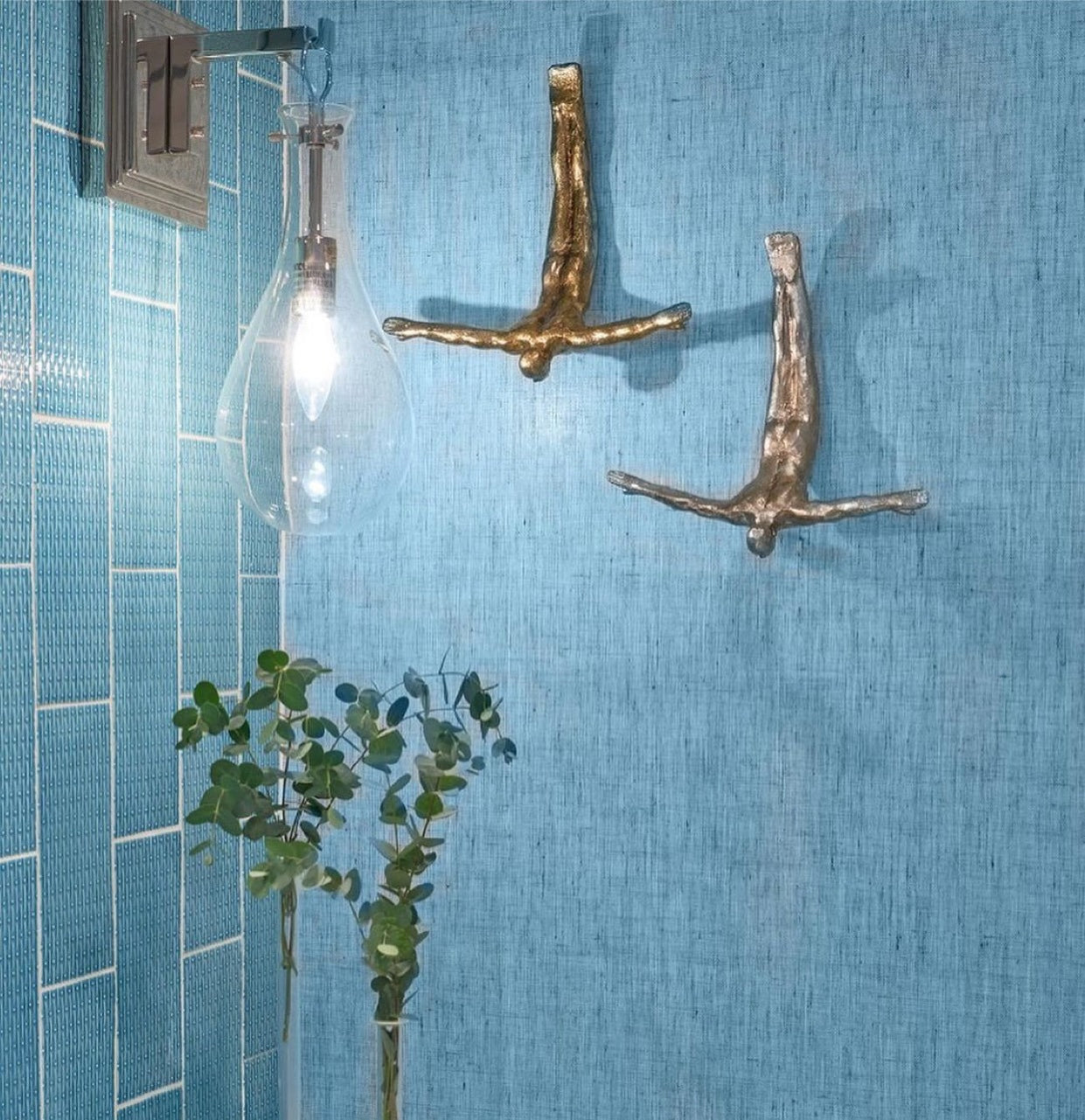 Diver Wall Sculpture — AllSculptures