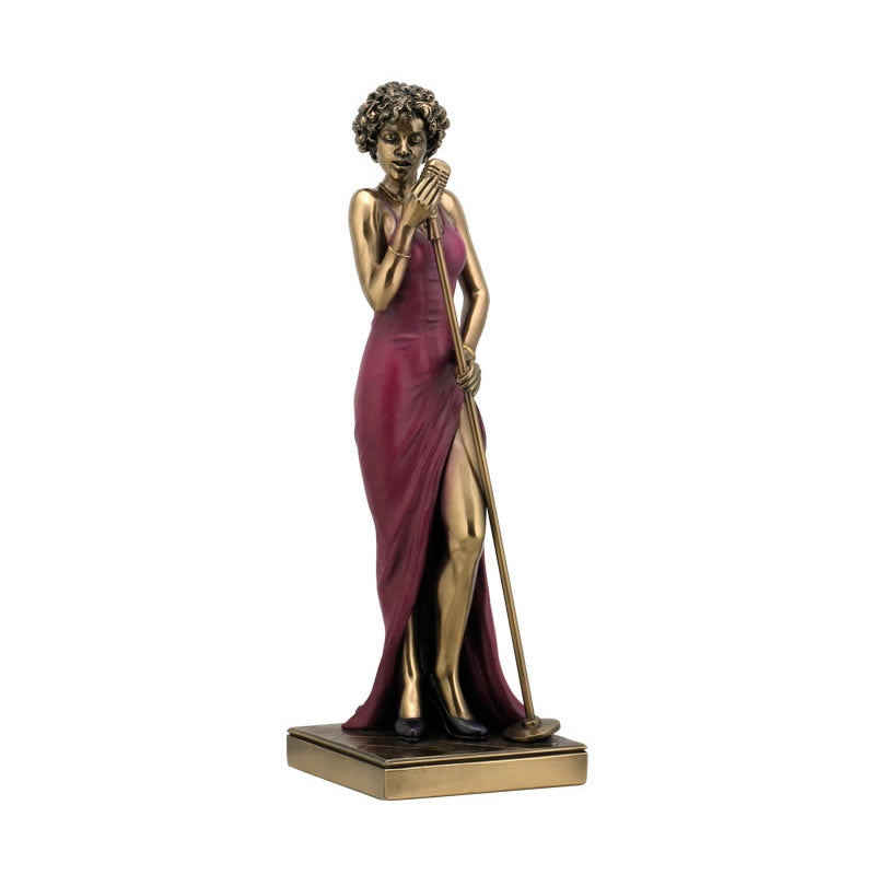 Jazz Band-Female Singer Statue — AllSculptures