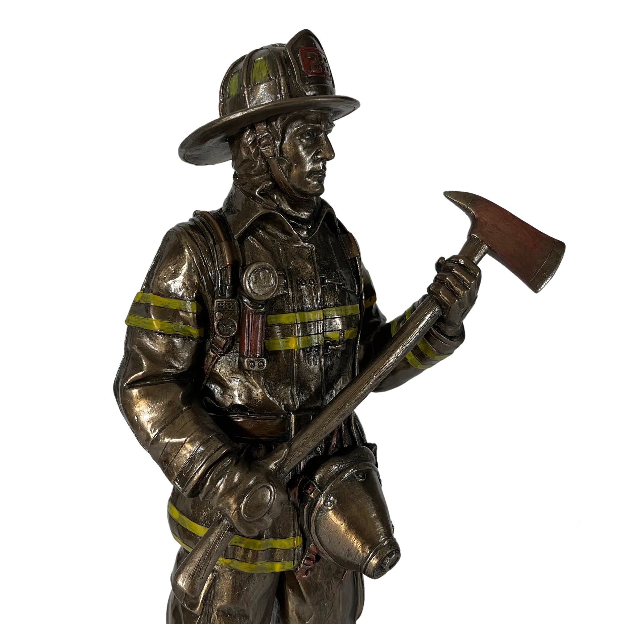 Firefighter Statue- Be Proud, Be Brave, Be Prepared — AllSculptures