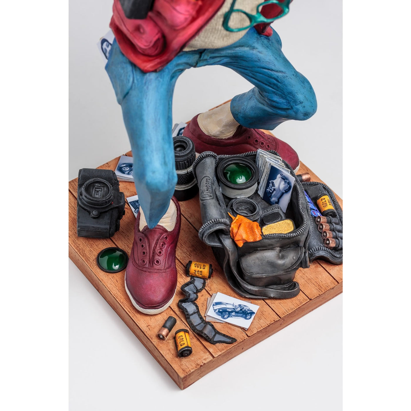 The Photographer Comic Sculpture — AllSculptures
