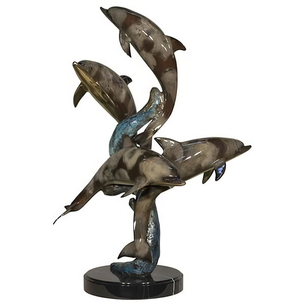 Dolphin Sculptures, Statues & Figurines — AllSculptures