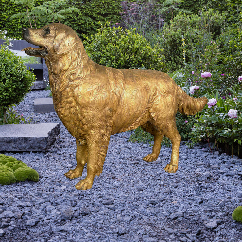 Golden Retriever Statue, Sculpture & Figurine | AllSculptures.com