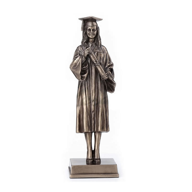 Graduation Cap And Gown Female Statue — AllSculptures