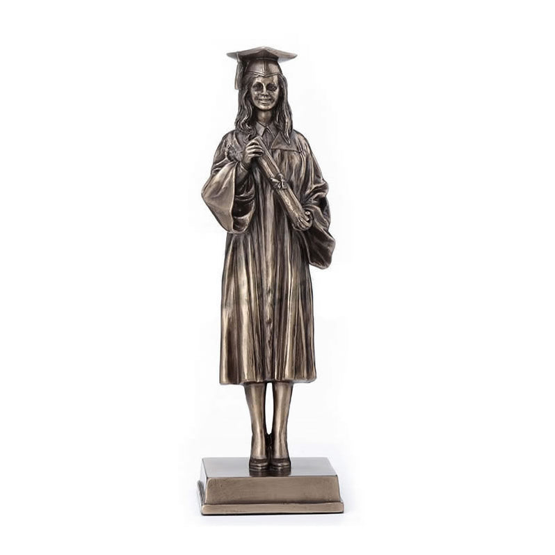 Graduation Cap And Gown Female Statue — AllSculptures
