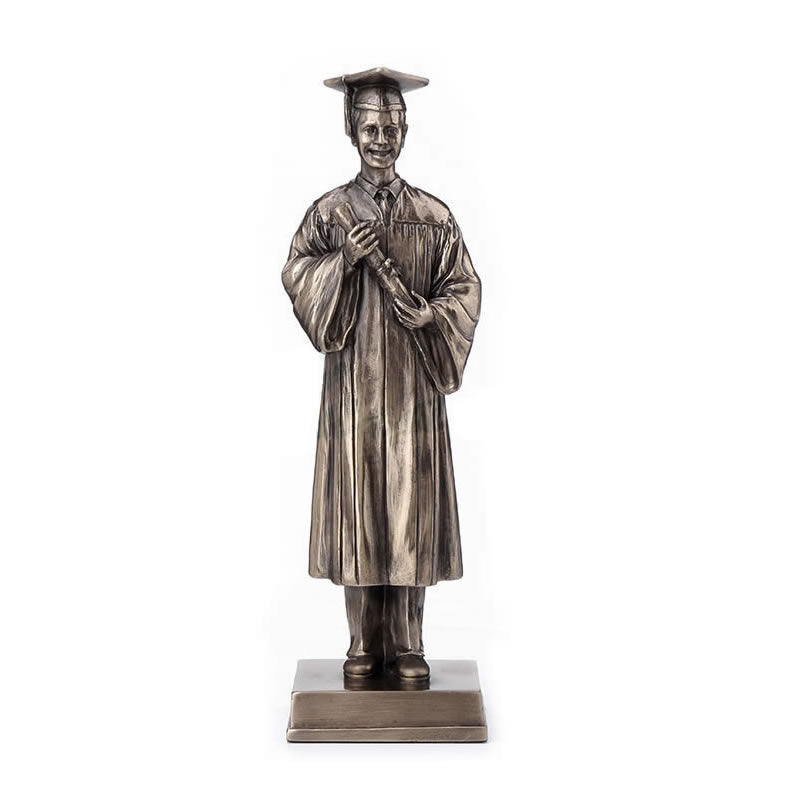 Graduation Cap And Gown Male Statue — AllSculptures