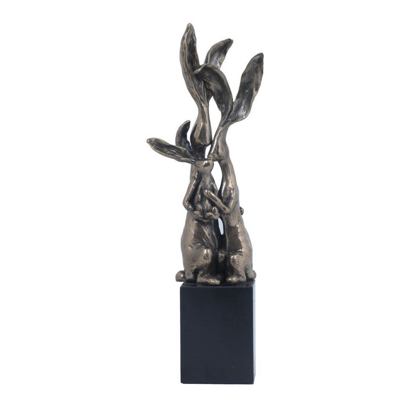 Hare Family with Baby — AllSculptures