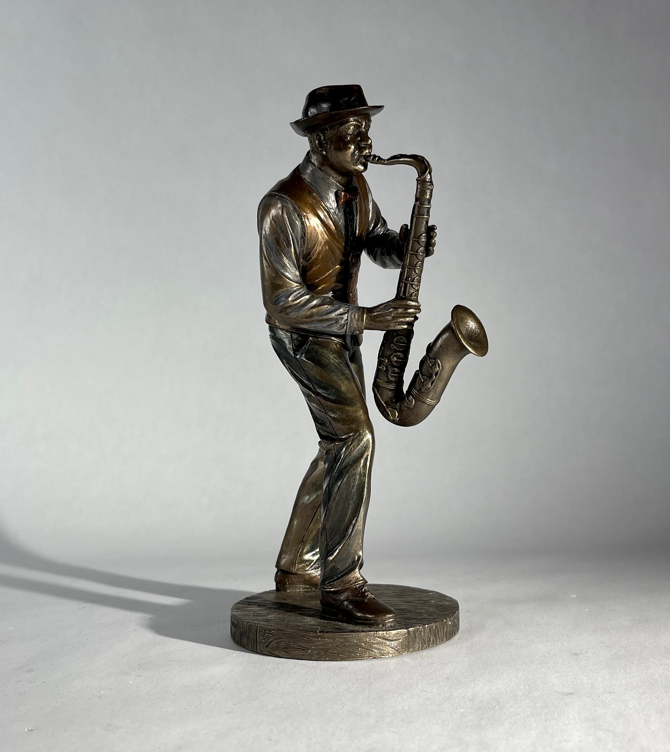 Jazz Band - Saxophone Player Statue — AllSculptures